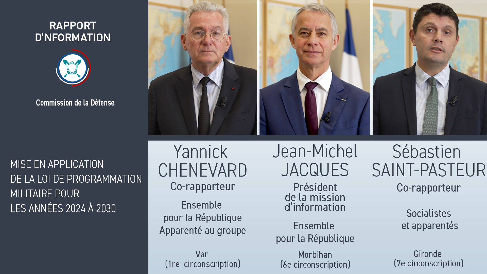 Application de la loi de programmation militaire 2024-2030 - Jeudi 9 ...